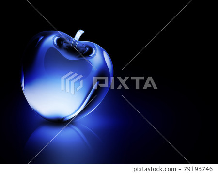 crystalline blue apple - Stock Illustration [79193746] - PIXTA