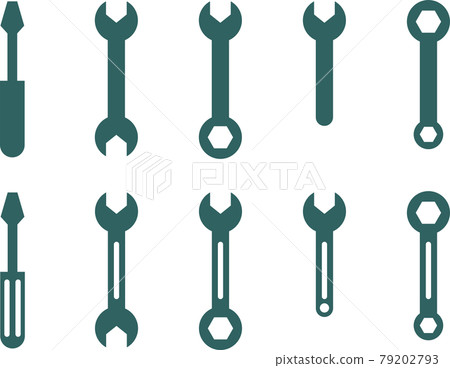 Tool toolset fill icon - Stock Illustration [79202793] - PIXTA