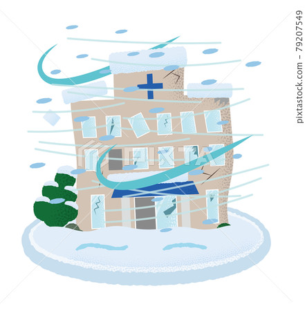 Vector illustration of hospitals affected by... - Stock Illustration ...