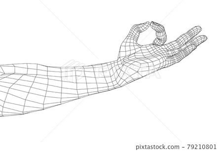 Hand OK sign. Vector - Stock Illustration [79210801] - PIXTA