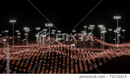 Big Data Visualization. Abstract structure - Stock Illustration ...