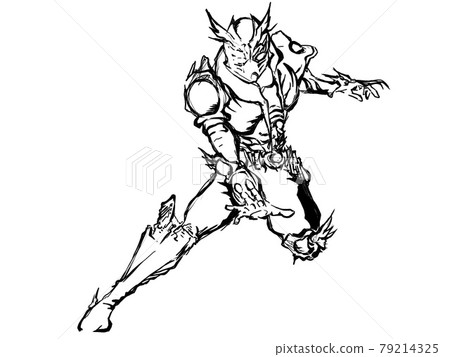 Special effects hero line drawing - Stock Illustration [79214325] - PIXTA