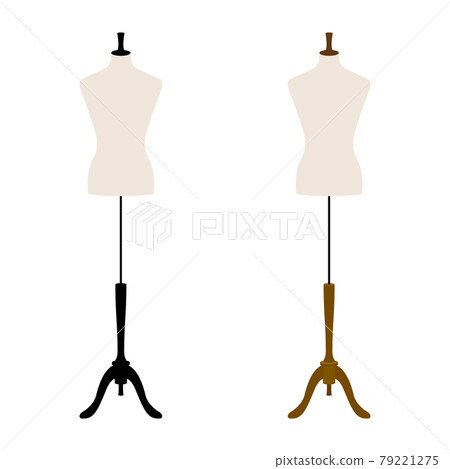 Illustration of two torso (white background,... - Stock Illustration ...