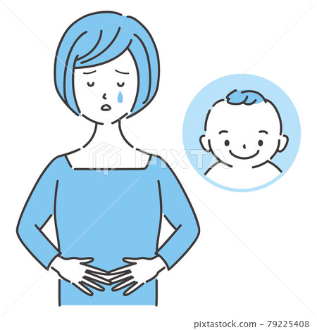 Line drawing person icon fertility treatment I... - Stock Illustration ...