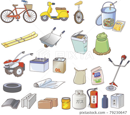 Illustration of garbage from ordinary garbage... - Stock Illustration ...