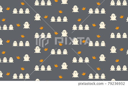 Halloween background material ghost walk - Stock Illustration [79236932 ...