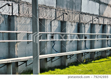 Prison Wall Barbed Wire