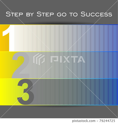 Step by step go to success. Infographics for... - Stock Illustration ...