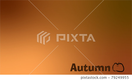 Autumn background simple illustration with apple - Stock Illustration ...
