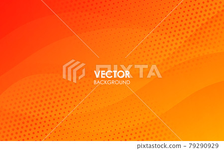 Orange vector material background - Stock Illustration [79290929] - PIXTA