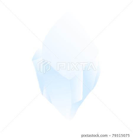 Simple and catchy cold ice painting - Stock Illustration [79315075] - PIXTA