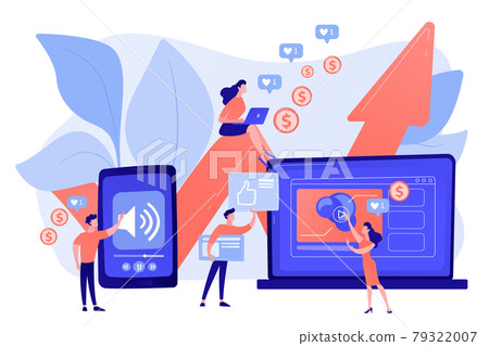 High ROI content concept vector illustration - Stock Illustration ...