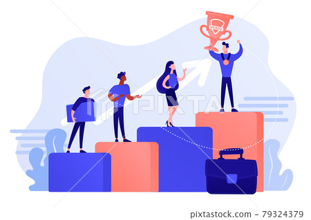 Branded competition concept vector illustration - Stock Illustration ...