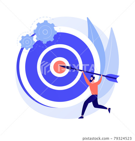 Focus abstract concept vector illustration. - Stock Illustration ...