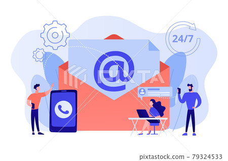 Get in touch concept vector illustration. - Stock Illustration ...