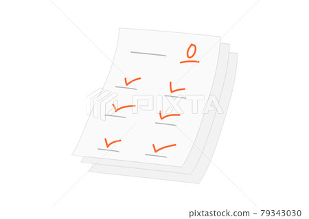 0 points vector illustration - Stock Illustration [79343030] - PIXTA