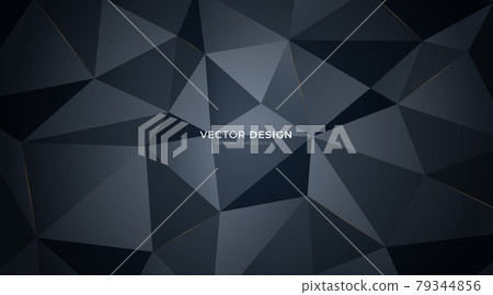 Abstract dark triangle pattern background.... - Stock Illustration ...