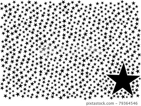 [Background texture material] Stars of random... - Stock Illustration ...