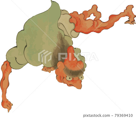 Small red demon - Stock Illustration [79369410] - PIXTA