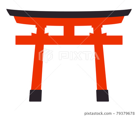 Torii vector illustration - Stock Illustration [79379678] - PIXTA