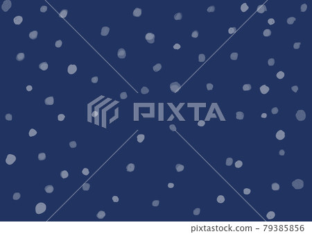 Hand drawn dot background_navy blue - Stock Illustration [79385856] - PIXTA