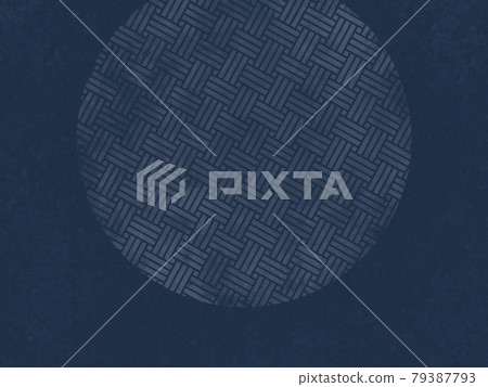 A simple dark blue background with Japanese... - Stock Illustration ...