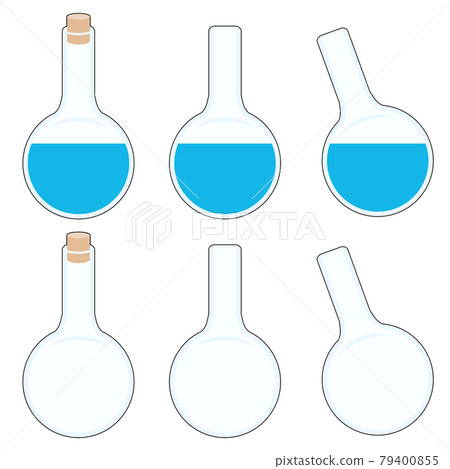 flask, flasks, experiment - Stock Illustration [79400855] - PIXTA