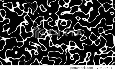 Ripple surface illustration, black and white... - Stock Illustration ...