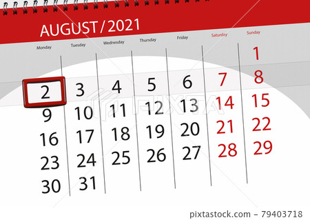 Calendar planner for the month august 2021,... - Stock Illustration ...