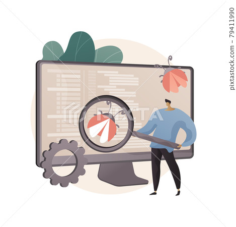 Software testing abstract concept vector... - Stock Illustration ...