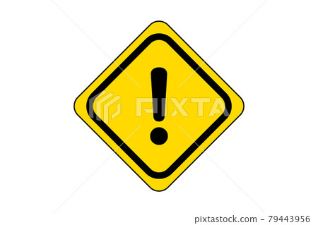 [Pictogram] Warning mark - Stock Illustration [79443956] - PIXTA