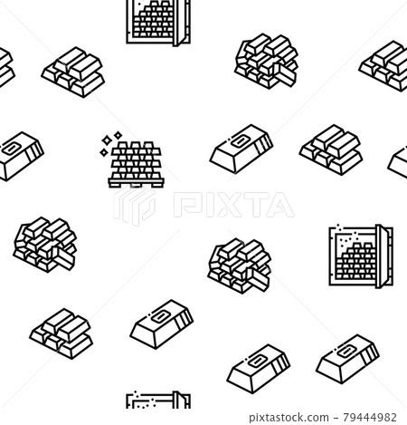 Currency Video Games Vector Seamless Pattern - Stock Illustration ...