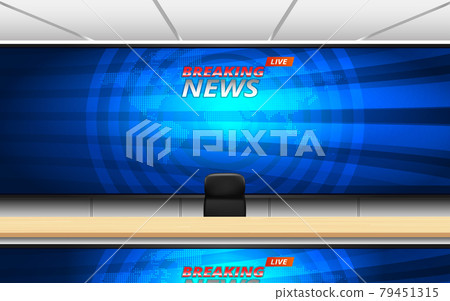 news, screen, vector - Stock Illustration [79451315] - PIXTA