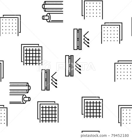 Insulation Building Vector Seamless Pattern - Stock Illustration ...