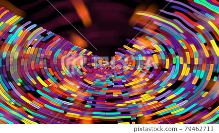 Colorful linear abstraction in the space,... - Stock Illustration ...