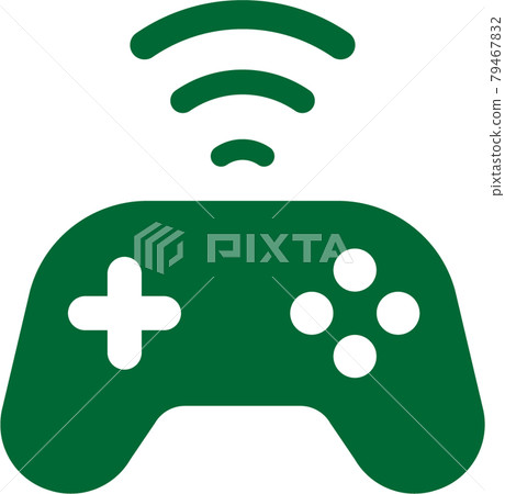 Wireless game controller icon illustration - Stock Illustration ...