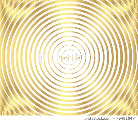 Gold luxurious circle pattern with golden wave... - Stock Illustration ...