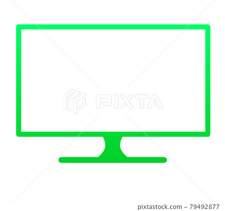Green tv frame - Stock Illustration [79492877] - PIXTA