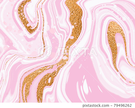 Luxurious golden pink marble texture. Vector... - Stock Illustration ...