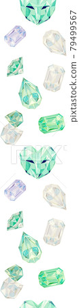 Jewelry line continuous pattern illustration of... - Stock Illustration ...