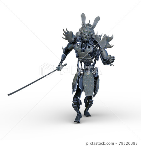 Samurai robot - Stock Illustration [79520385] - PIXTA