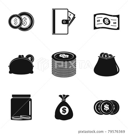 Issue icons set, simple style - Stock Illustration [79576369] - PIXTA