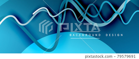 Abstract gradient background with wave line... - Stock Illustration ...