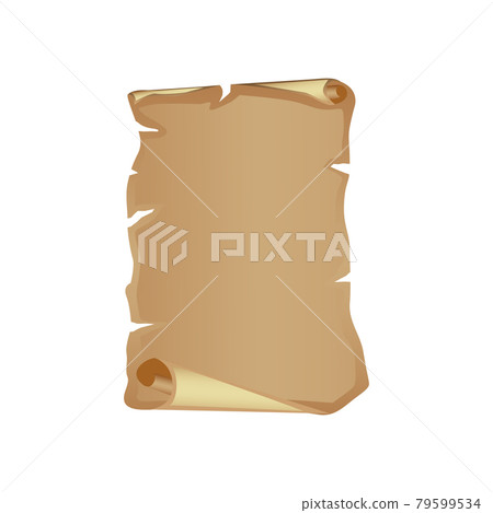 Parchment Cartoon Illustration - Stock Illustration [79599534] - PIXTA