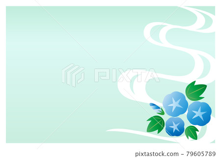Postcard for summer greetings Asagao - Stock Illustration [79605789 ...