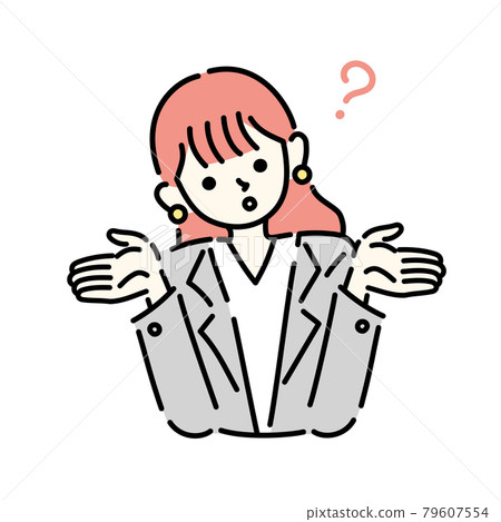 Illustration of a woman in a mysterious hatena... - Stock Illustration ...