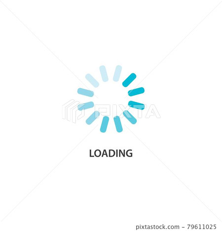 Loading indicator icon - Stock Illustration [79611025] - PIXTA