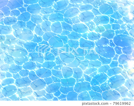 Glittering water surface (horizontal) - Stock Illustration [79619962 ...