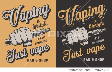 Vaping apparel design-插圖素材 [79624288] - PIXTA圖庫