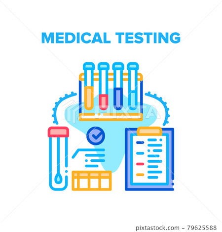 Medical Testing Laboratory Vector Concept Color - Stock Illustration ...